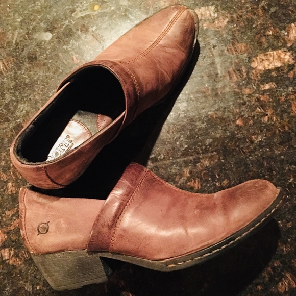 Born | Shoes | Born Distressed Low Ankle Boot | Poshmark